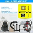 Anbaboys 5-8 Gallon Disposable Collection Filter Bags for Shop-Vac Type ...