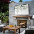 Eucalyptus Leaves Outdoor TV Cover 70 to 75 inch Watercolor Flowers ...