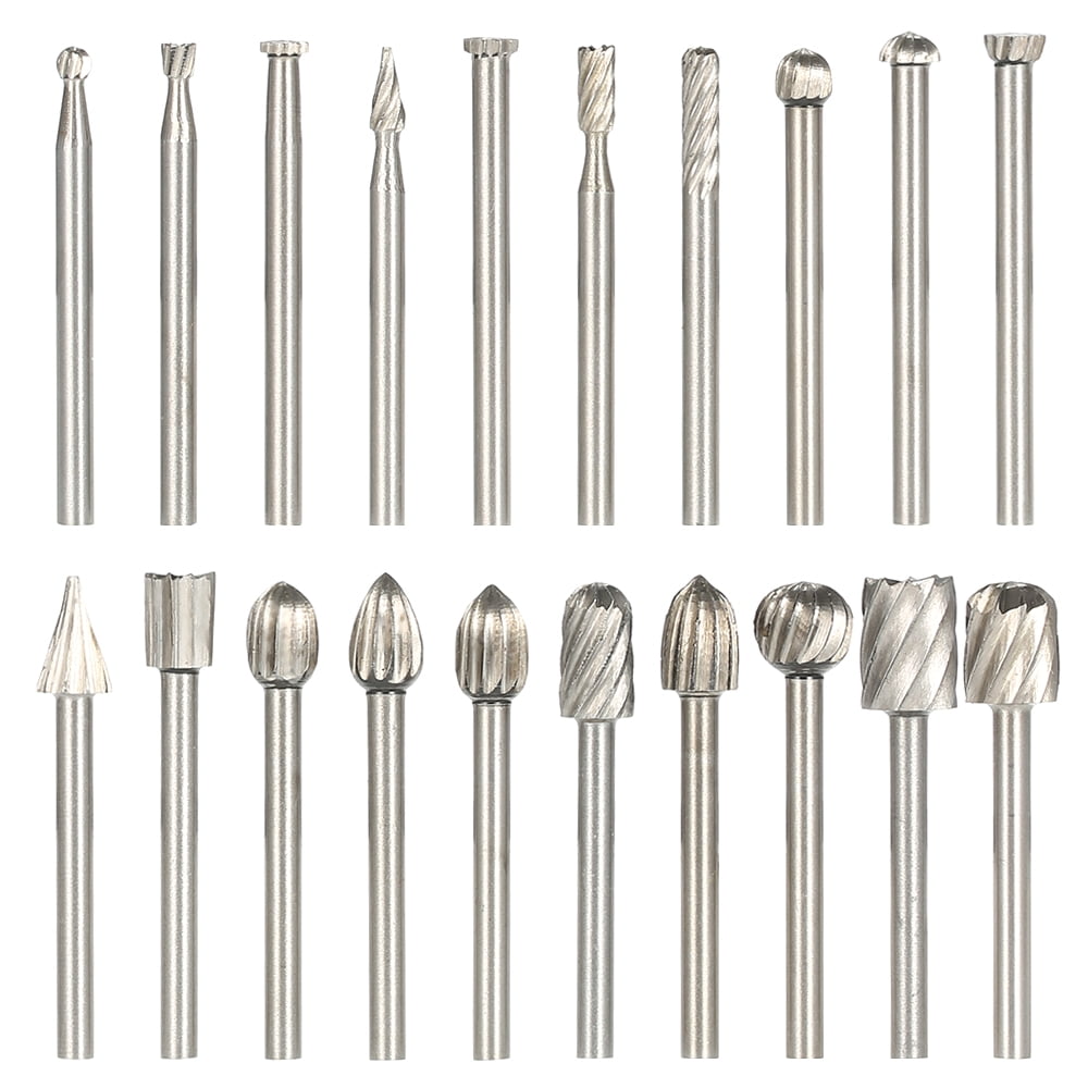 Click here for Yeacher 20pcs 3mm Shank Hss Cnc Rotary Burrs Set T... prices