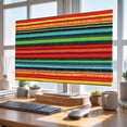 Colored Stripes TV Dust Cover,Stretchable TV Screen Desktop Computer ...