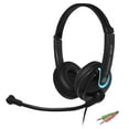 Andrea Edu-175 Stereo Headphone [on-the-ear] - Stereo - Black, Green ...
