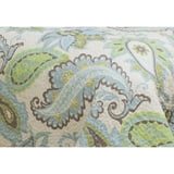 Quilt 2PC Set Twin Katy Aqua - Walmart.com