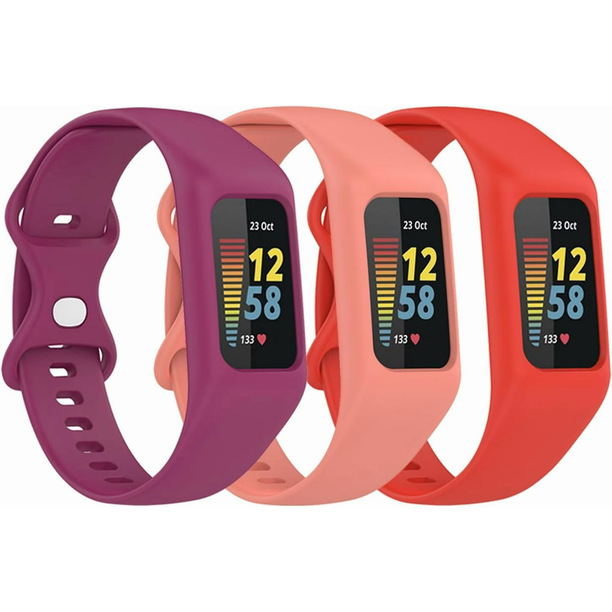 Click here for Mykomi 3 Pack Soft Watchband Compatible With Fitbi... prices