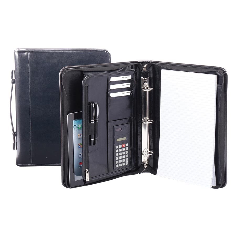 Click here for Bugatti Rgb1107 Ring Binder Writing Case With Lega... prices
