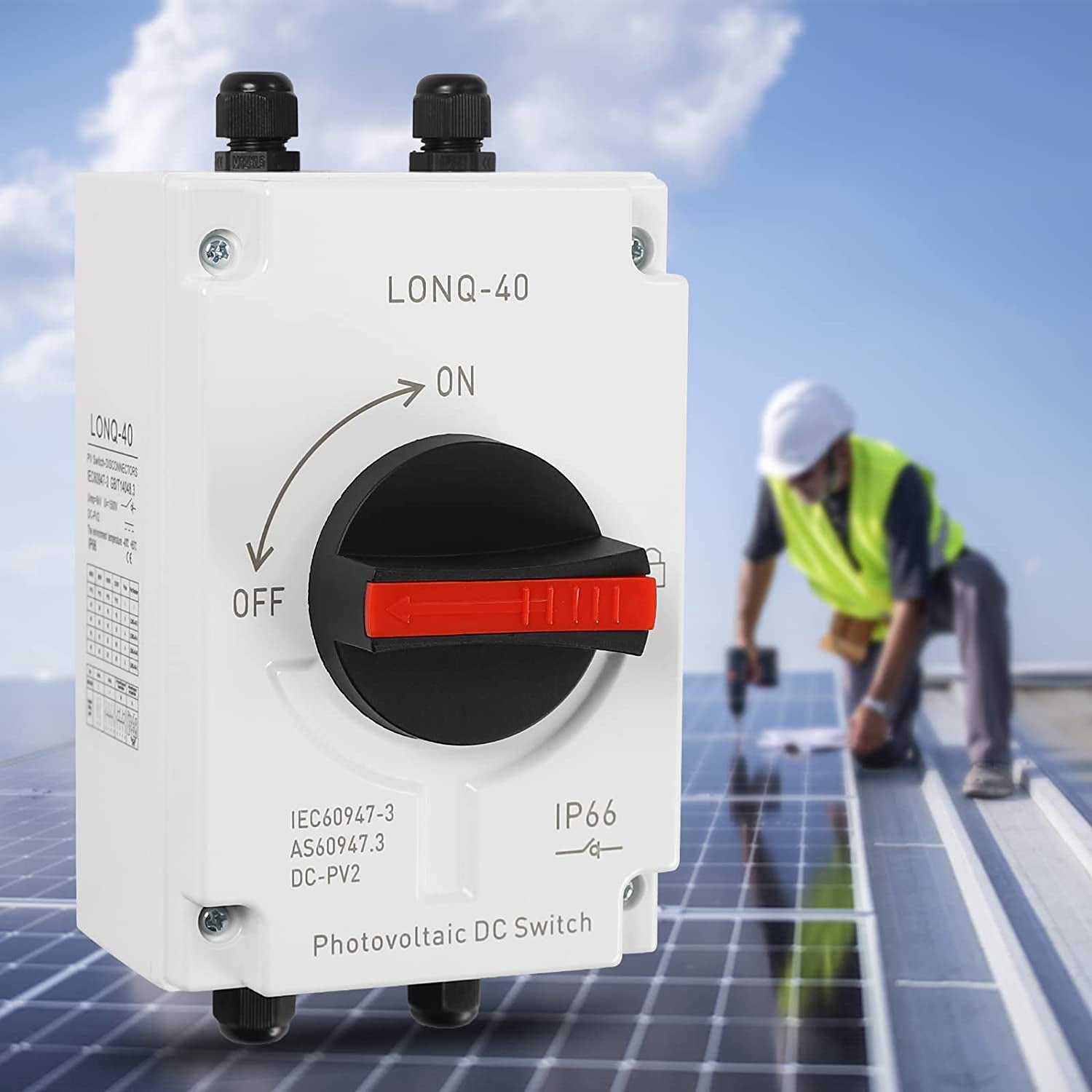 Miumaeov Miniature Circuit Breaker PV Solar Disconnect Switch Passcode ...