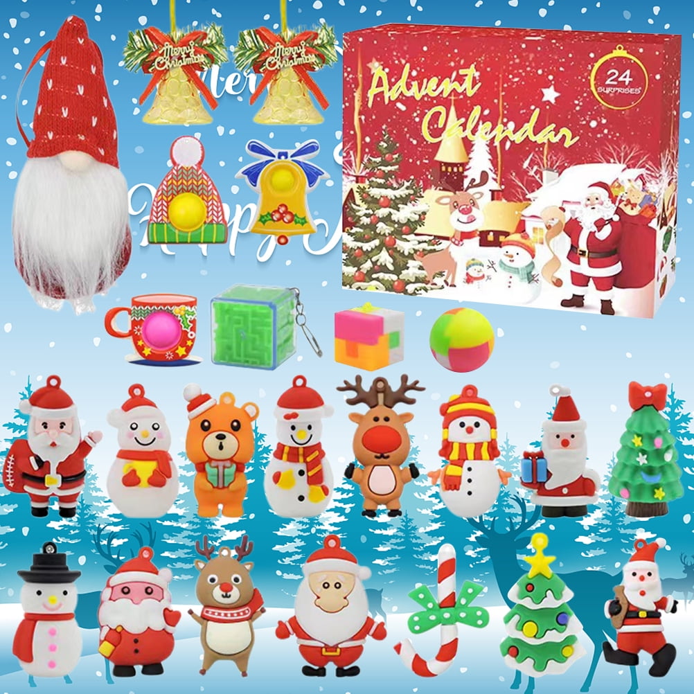 Calendario de cuenta regresiva para Navidad, calendario de cuenta ...