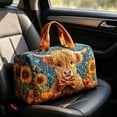 Amketima Cow Plaid Travel Bag Printed Overnight Duffle, Spacious Carry ...