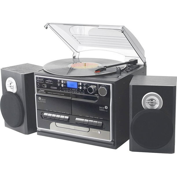 PTTCSM70BT Record/CD/Cassette Turntable - Walmart.com - Walmart.com