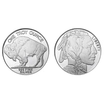 Private Mint, Silver Bullion Coin, 1 oz Buffalo Silver Round .999 Fine ...