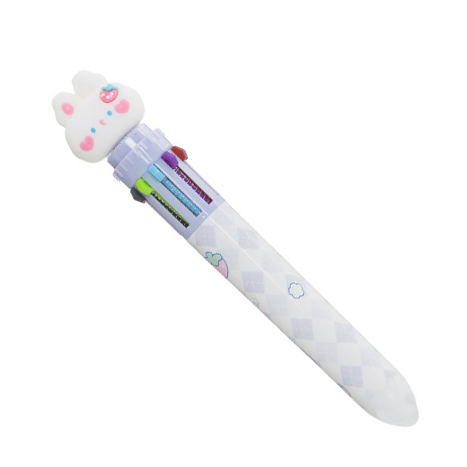 huanledash Ballpoint Pen Comfortable Grip Push-type Smooth Writing Ten ...