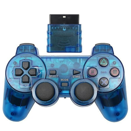 Wireless Controller Ps2, 2.4g Dual Vibration Game Controller Gamepad ...