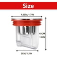 2 Pack Anti-Odor Floor Drain Core, Magnetic Shower Drain Plug, Prevent ...
