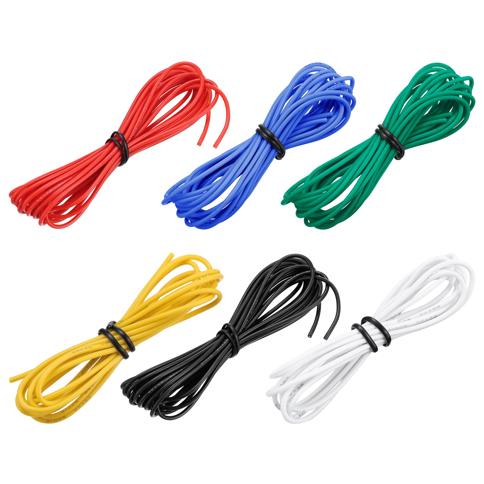 22 Calibre Silicona Cable 22AWG Eléctrico Cable Trenzado Cable Flexible ...