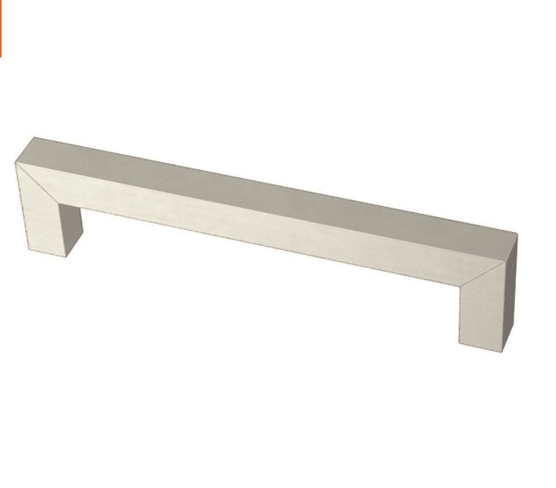 Liberty P41848C-SS Modern Square Bar Pull 51/16" Stainless Steel Drawer ...