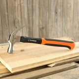GreatNeck Fiberglass Curved Claw Steel Hammer with Fiberglass Handle ...