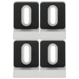 Qumonin 4pcs Heavy Mirror Mounting Hardware Heavy Duty Metal Mirror ...