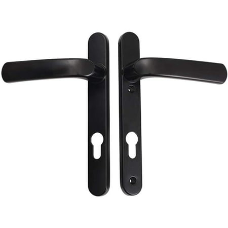 Set of 1 Pair of Black PVC Door Handles for Exterior Doors, Spring Door ...