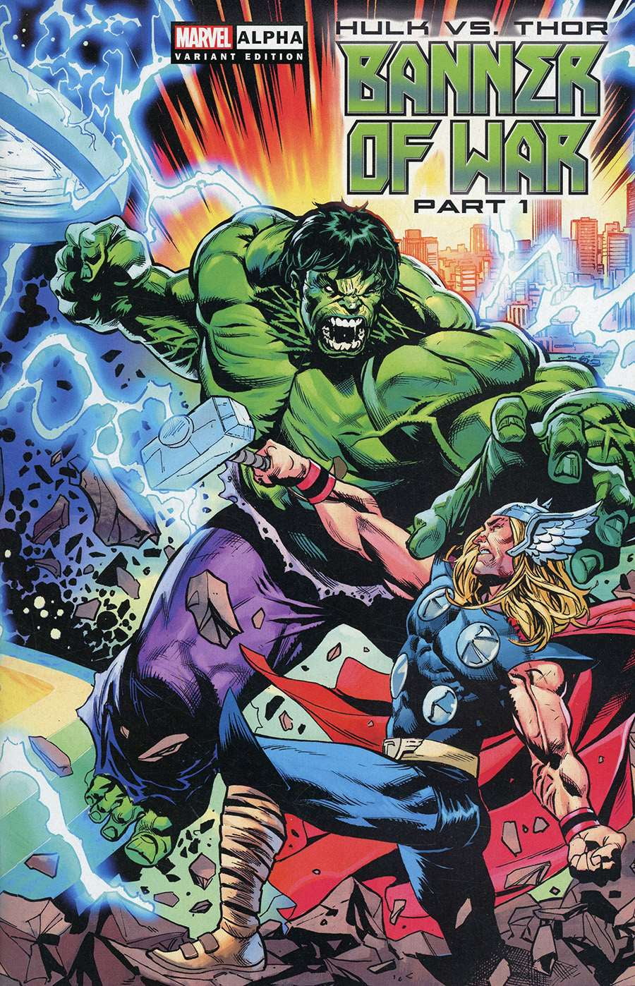Hulk vs. Thor: Banner of War Alpha #1C VF ; Marvel Comic Book - Walmart.com