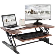 Displays2go Acrylic Countertop Monitor Riser, 16.5" x 11.75" Surface, 9 ...