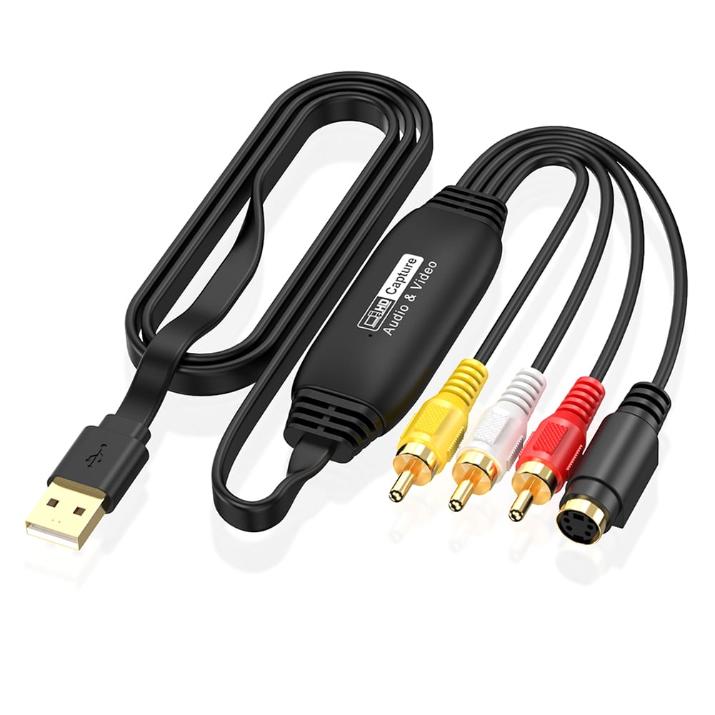 RCA TO USB Video Converter GRABBER CARIDA VHS VCR TV DVD | Walmart en línea