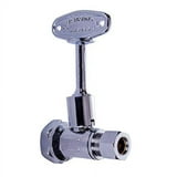 Quarter-Turn, Straight Loose Key Valve, Boxed, 1/2 FIP x 3/8" OD Comp ...