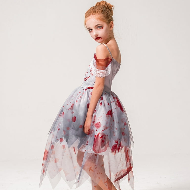 Zombie Bride Costume For Girls