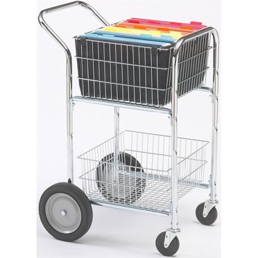 Safco 36"W Wire File Cart - Walmart.com