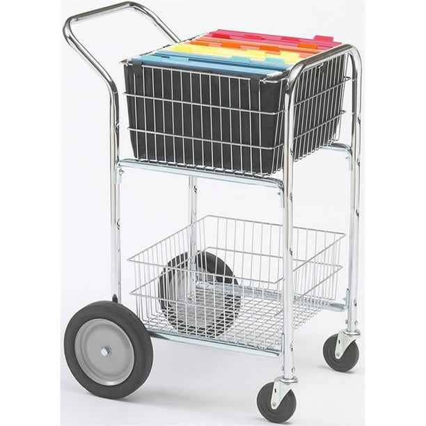 Charnstrom Stainless Steel Compact Cart with Removable Baskets in ...