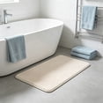 60x40cm Solid-colored Bathroom Entrance Anti-slip Mat, Soft Water ...