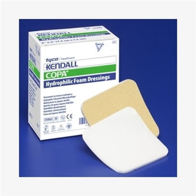 Kendall Copa Hydrophilic Foam Dressing, 4" x 8", Covidien 55548 - Box ...