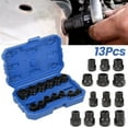 13pc Impact Bolt Extractor Nut Remover Set - Stripped Bolt Extraction ...