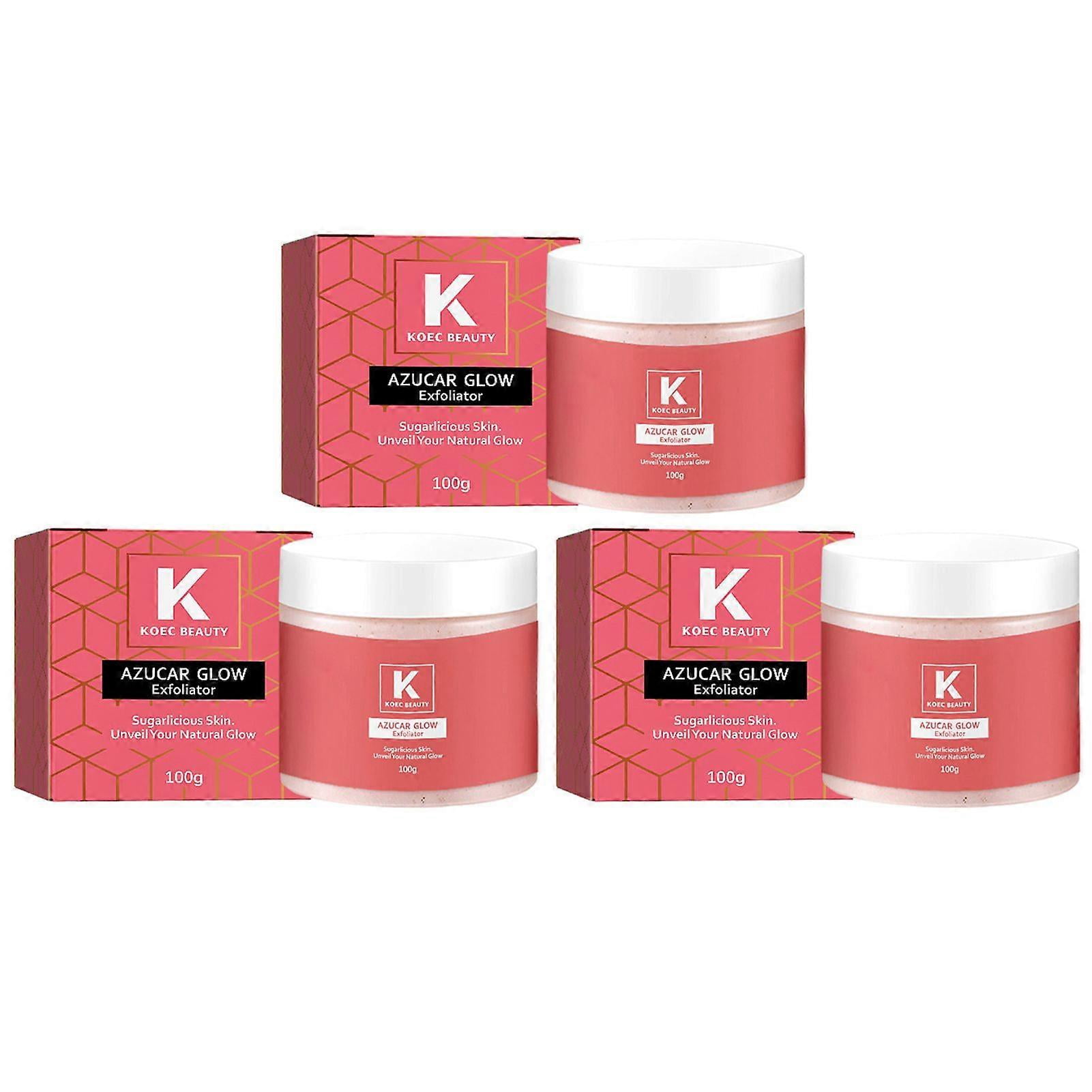 Sugar Face Scrub Cream Organic Facial Scrub Exfoliating Blackheads Dark ...