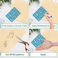 1 Set Acrylic Earring Handwork Template Card Leather Cutting Stencils ...