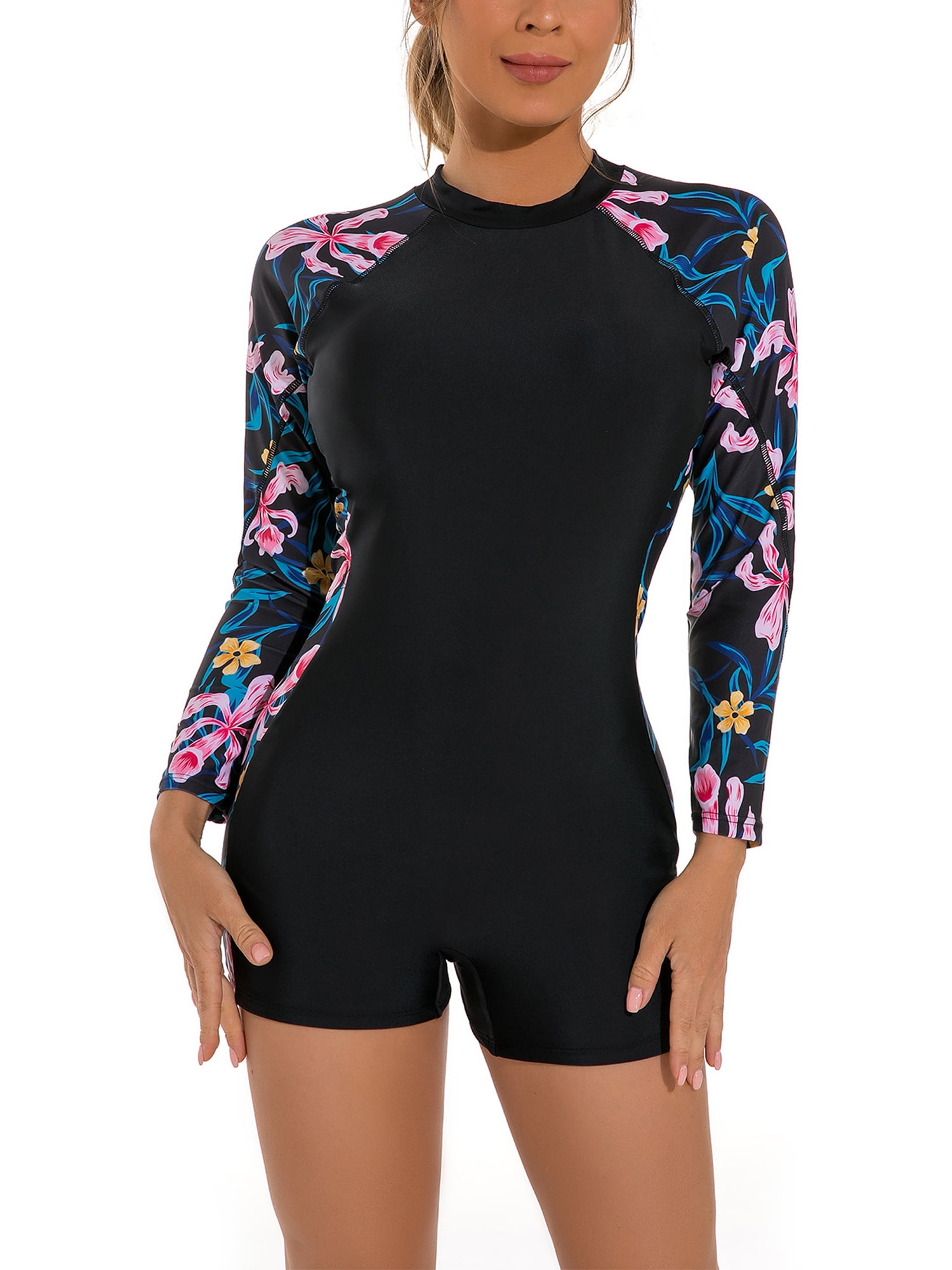 Colisha Women One Piece Swimming Suit Monokinis Swimsuit Tummy Control