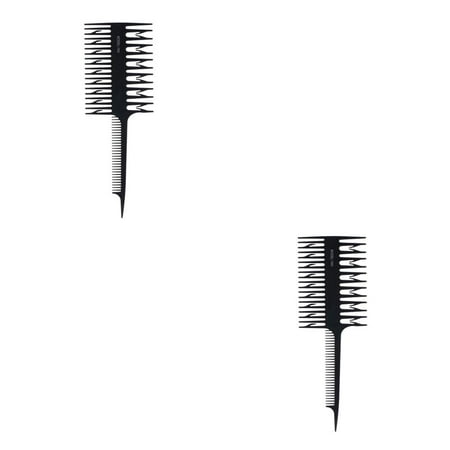 kurtrusly Hot! Double-Sided Coloring Highlighting Comb Wide Tooth ...