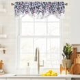Blue Eucalyptus Tie Up Valances Curtain, Leaves and Fruit Adjustable ...