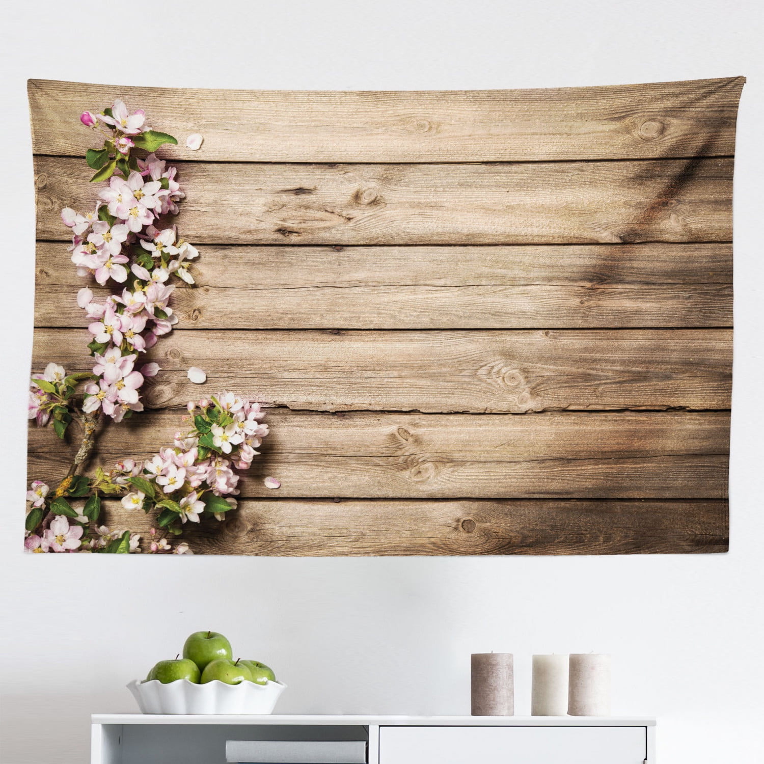 Rustic Tapestry, Cottage Cabin Living in The Countryside Theme Freshly ...