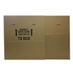 Uboxes Cardboard Flat Screen TV Moving Box, Double Wall, Fits Up to ...