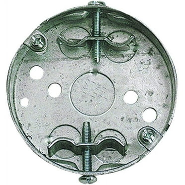 Carlon B520P-UPC Ceiling Box, 4 in W, 4 in D, 2-1/4 in H, 1 -Gang ...