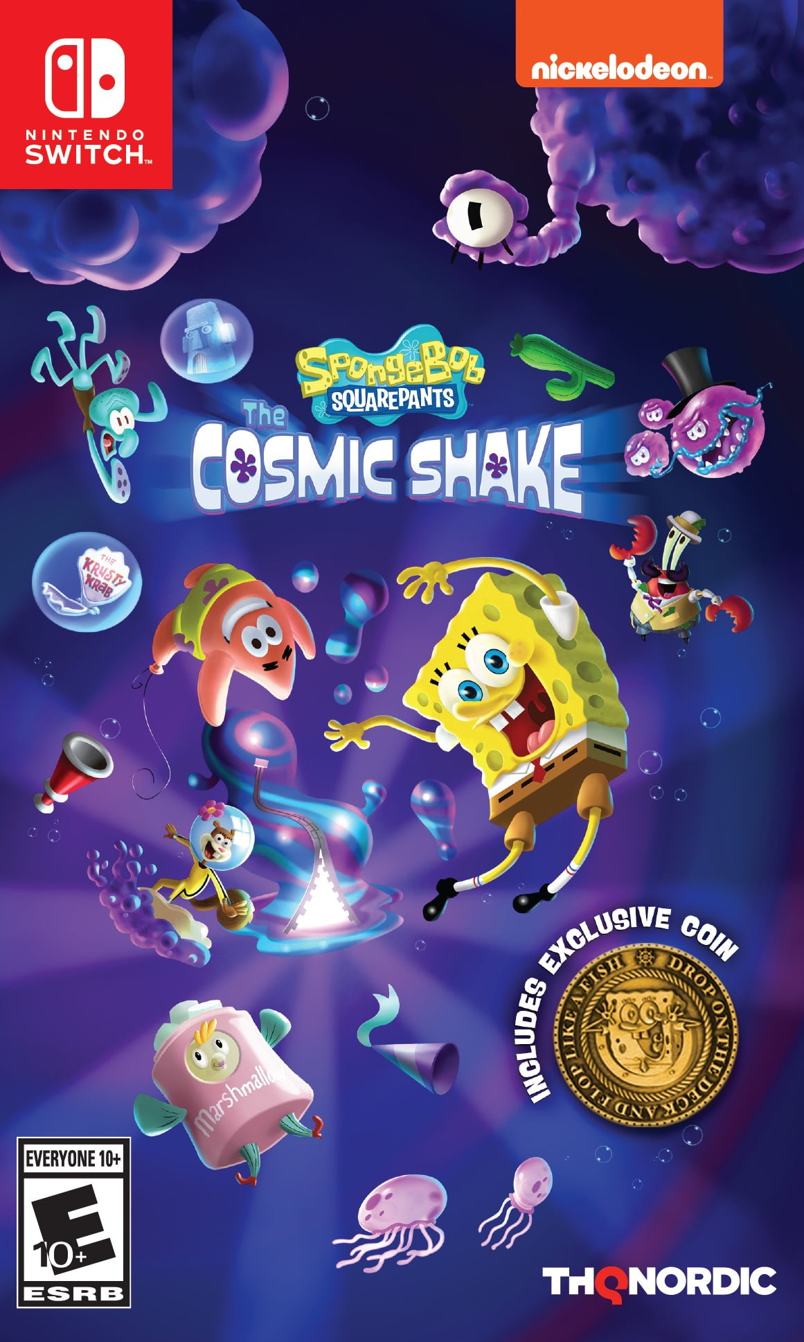 SpongeBob SquarePants Cosmic Shake Coin Edition, Nintendo Switch ...