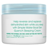 Simple Hydrating Booster Water Boost Skin Quench Sleeping Cream, 1.7 oz ...