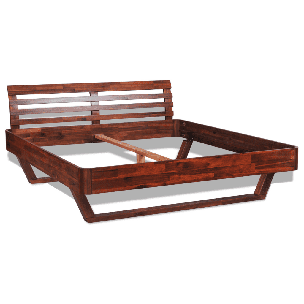 Solid wood bed frame king - secretlopi