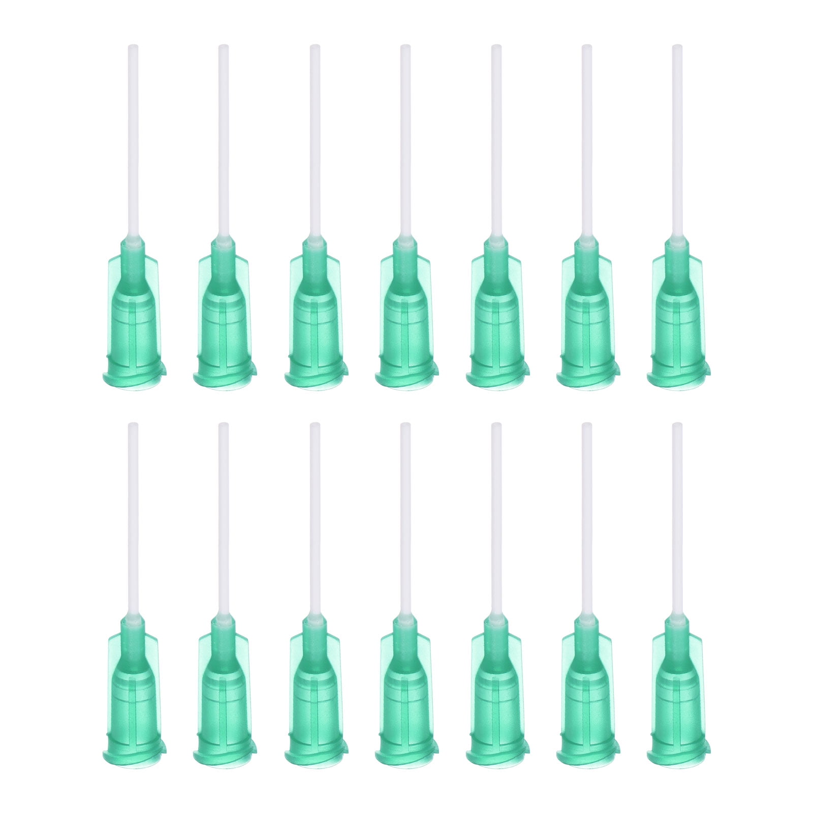 50uds 18G Dispensadoras Agujas, 1" PTFE Pegamento Aguja Romo Tubo ...