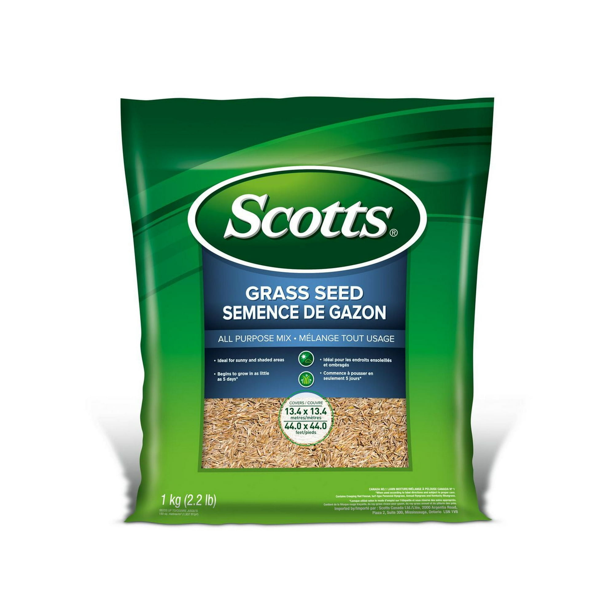 Click here for Scotts Grass Seed All Purpose Mix 1kg prices
