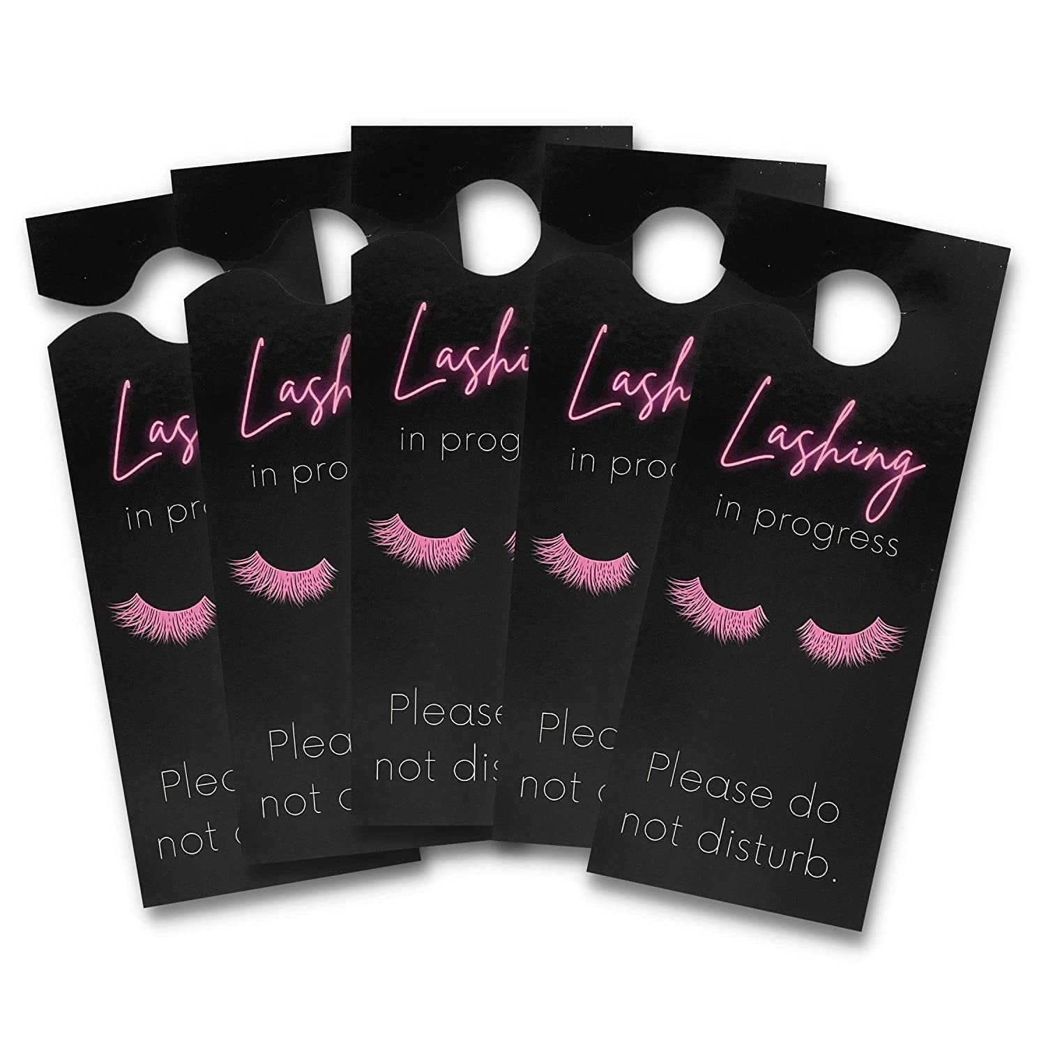 Lashing in Session Door Handle Hang Sign 15 Pack 3.5 x 8.5" inches ...