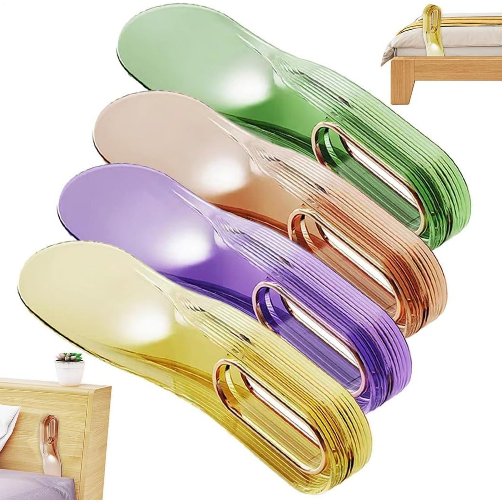 Click here for Qlmsed Spring Decor 4 Mattress Shaped Lifters Bed... prices