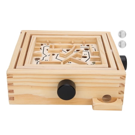 Table Maze Game, Prevent Dementia Smoothly Edges Wooden Maze Puzzle Toy ...