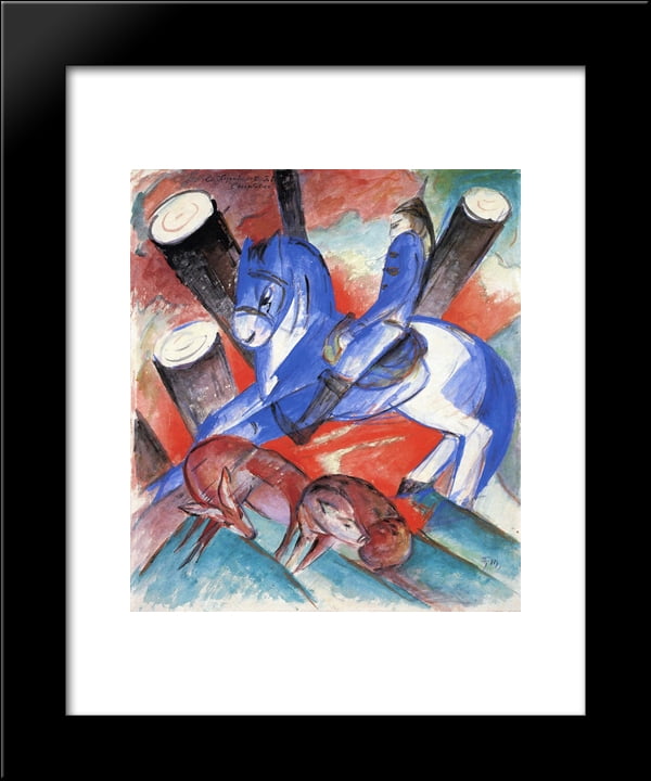 St. Julian the Hospitaller 20x24 Framed Art Print by Marc, Franz ...