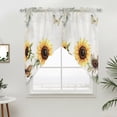 American Pastoral Style Swag Valances for Windows 36 inches Long ...