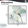 Stupell Industries Divine Fate Petals Gray Framed Giclee Art, design by ...